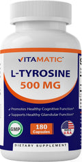 Vitamatic L-Tyrosine energy boost capsules
