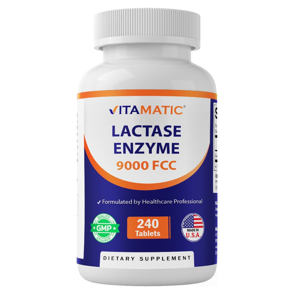 Vitamatic lactase enzyme for digestion