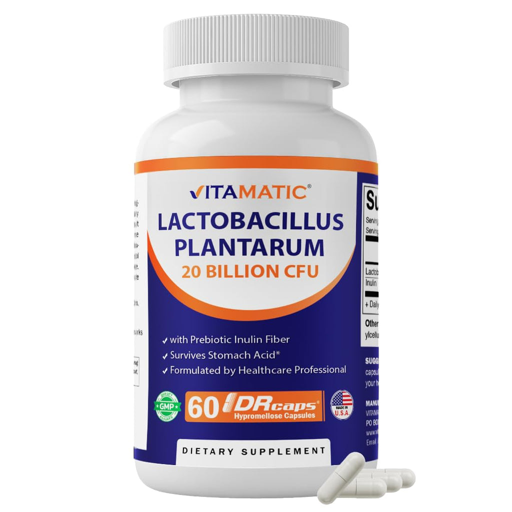 Vitamatic Lactobacillus Plantarum capsules