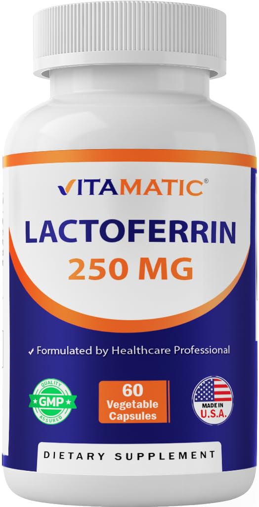 Vitamatic Lactoferrin immune support capsules