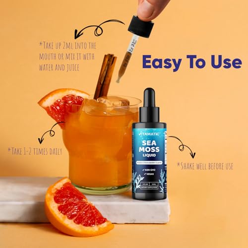 Vitamatic liquid sea moss dosage