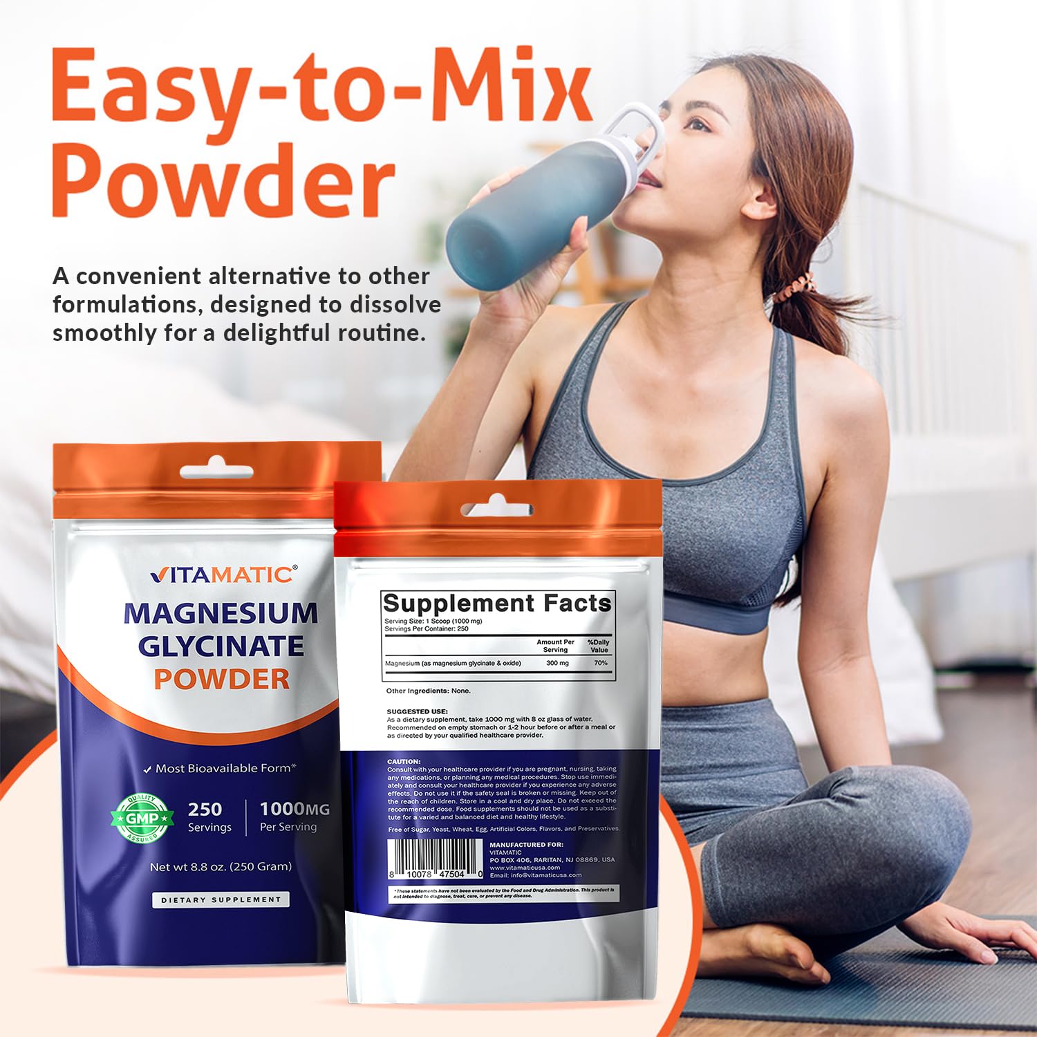 Vitamatic magnesium for better sleep quality