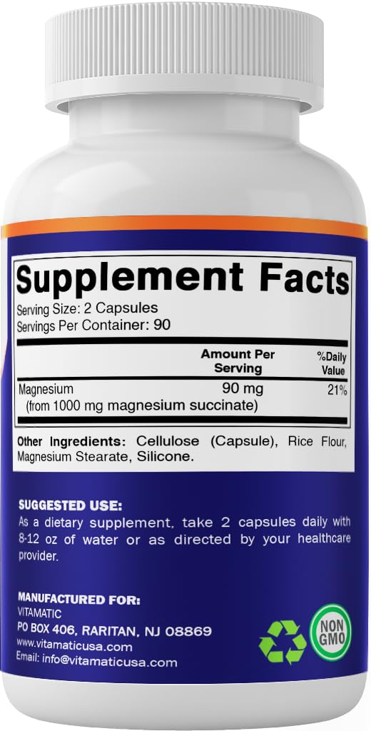 Vitamatic magnesium for energy support