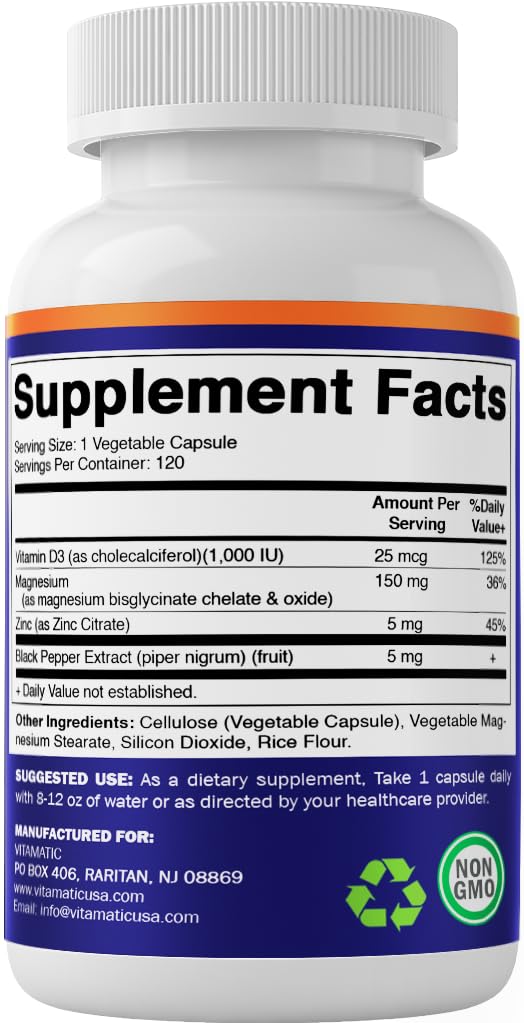 Vitamatic magnesium for muscle function