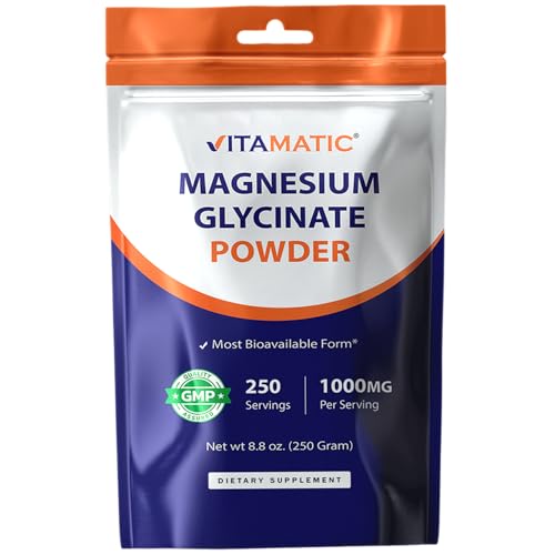 Vitamatic magnesium glycinate for muscle support