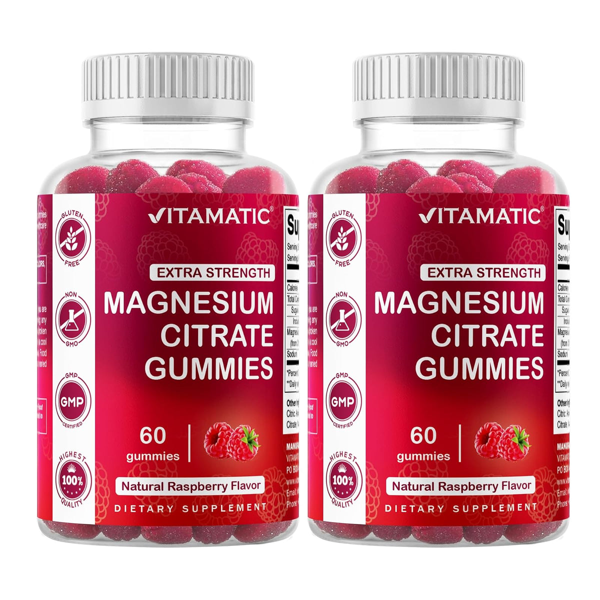 Vitamatic magnesium gummies for relaxation