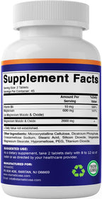 Vitamatic magnesium malate for athletic recovery
