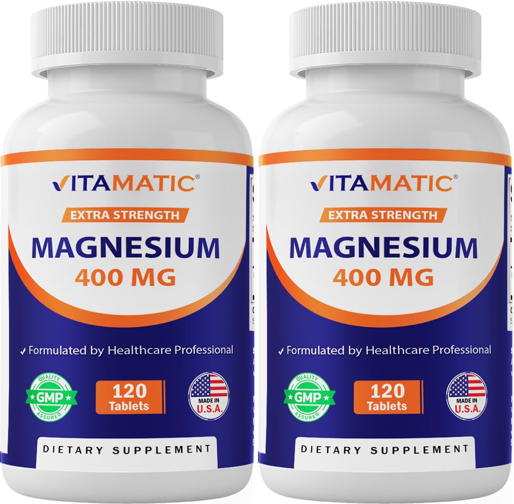 Vitamatic magnesium oxide supplement tablets