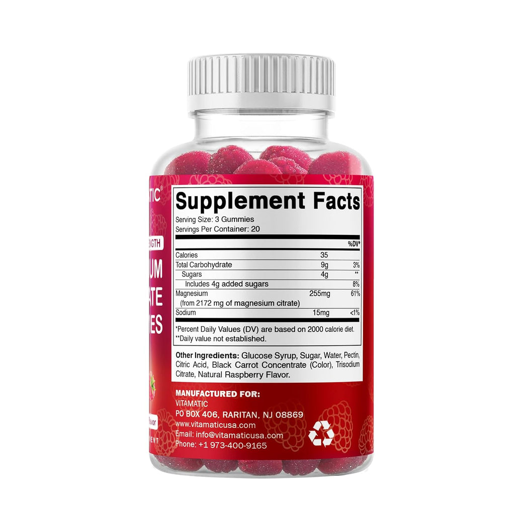 Vitamatic magnesium with calcium and zinc