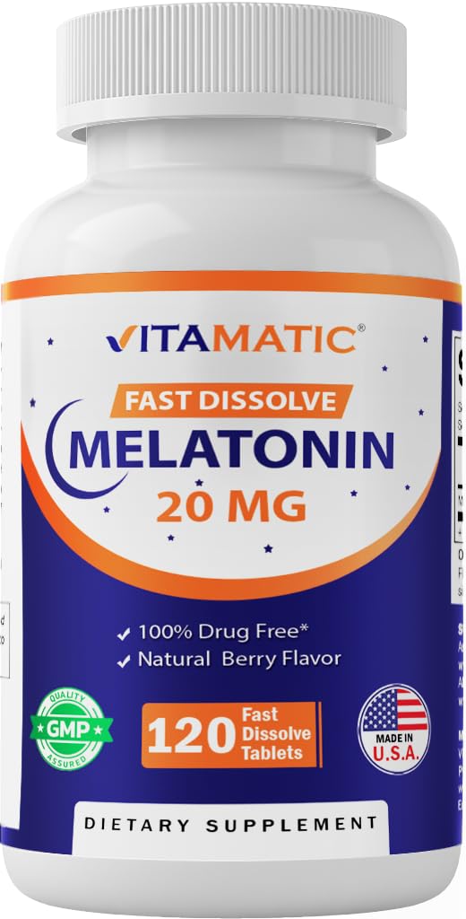 Vitamatic melatonin fast dissolve tablets
