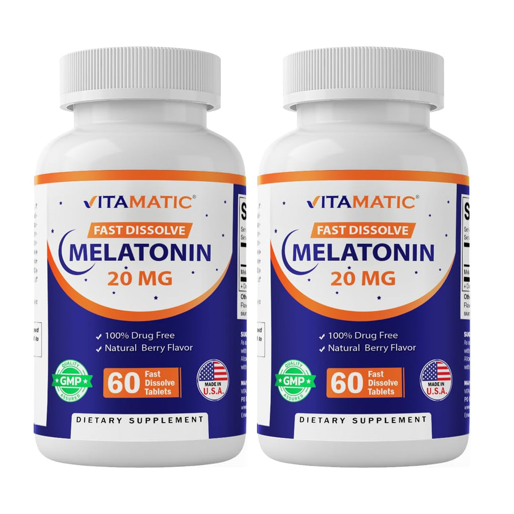Vitamatic melatonin fast dissolve tablets