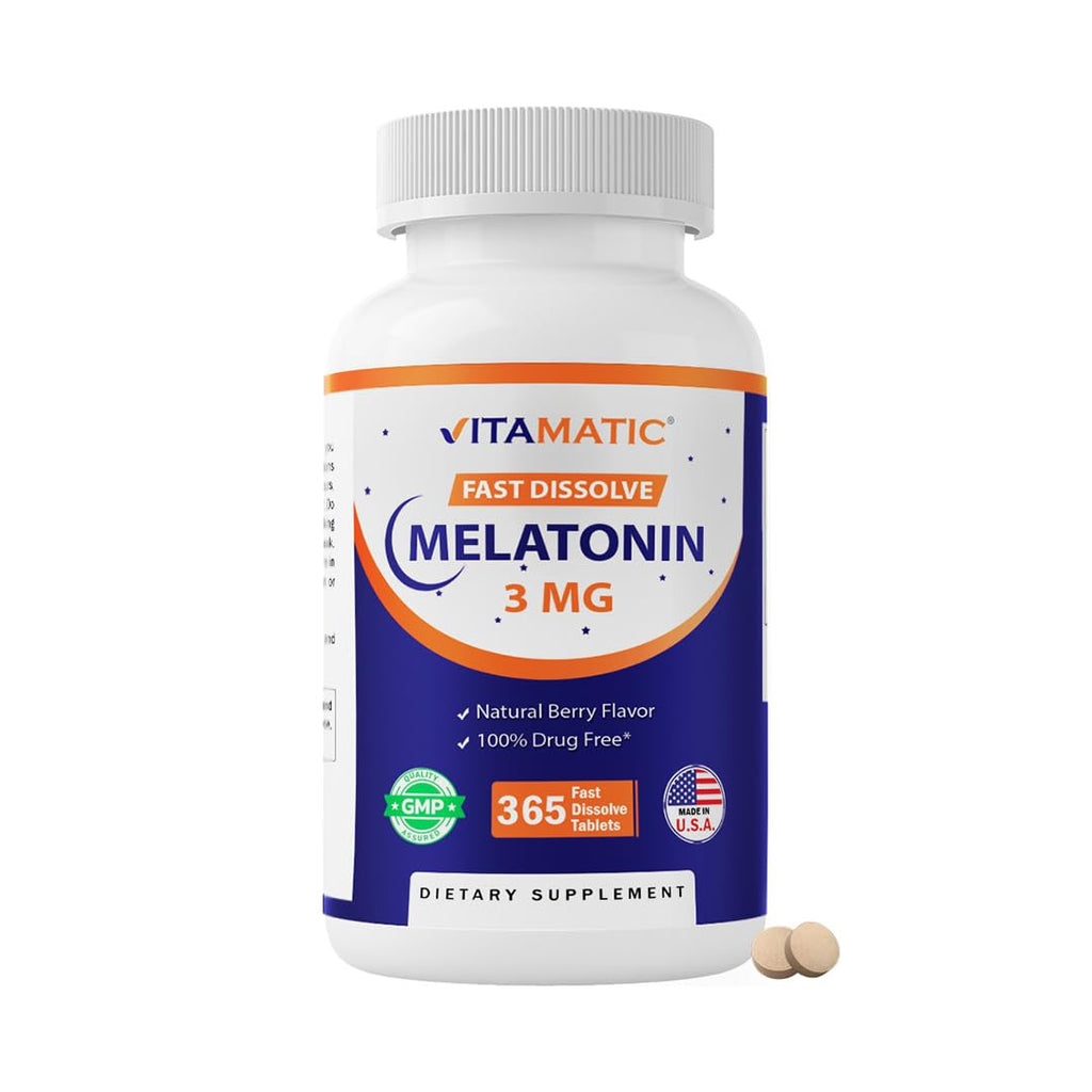 Vitamatic melatonin fast dissolve tablets
