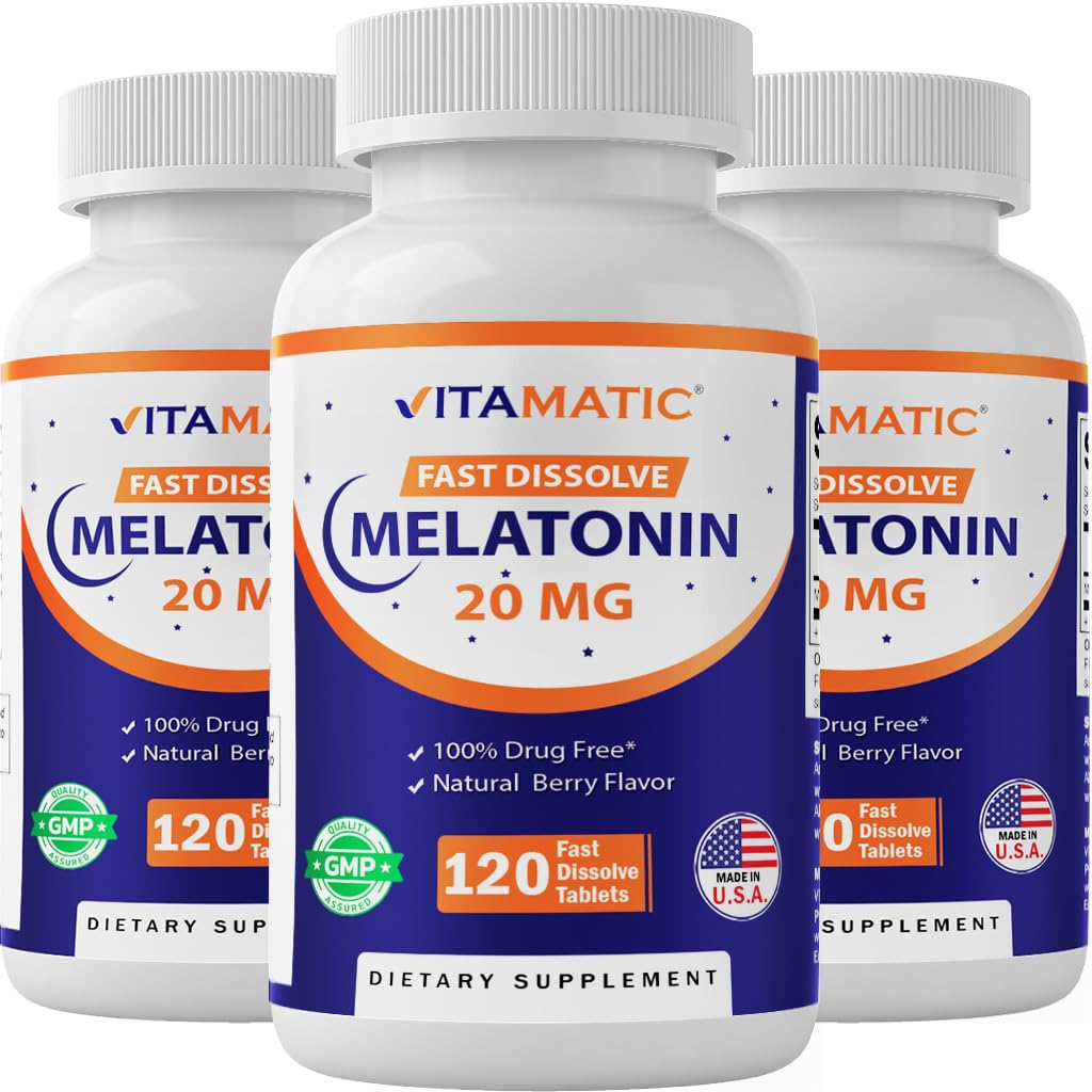 Vitamatic melatonin fast dissolve tablets