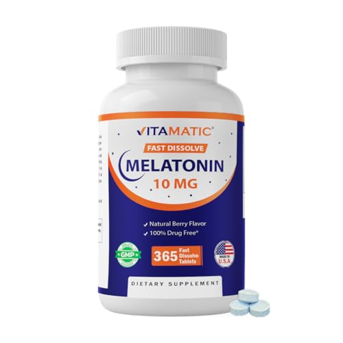 Vitamatic melatonin fast dissolve tablets
