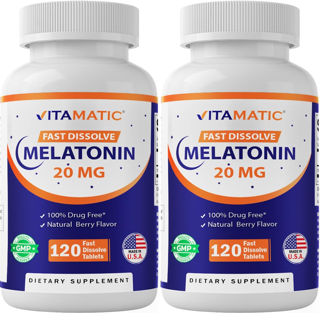 Vitamatic melatonin fast dissolve tablets