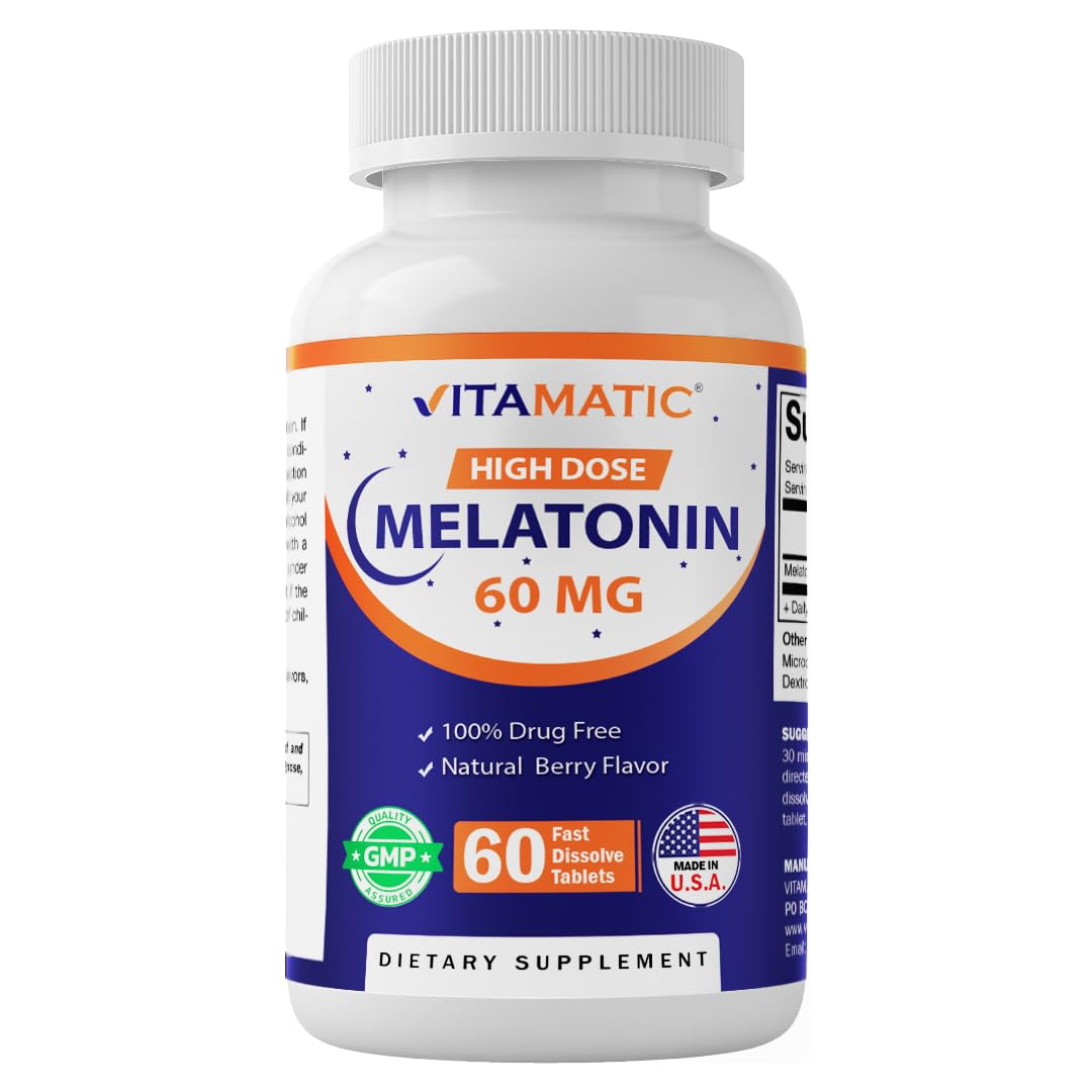 Vitamatic melatonin fast dissolve tablets