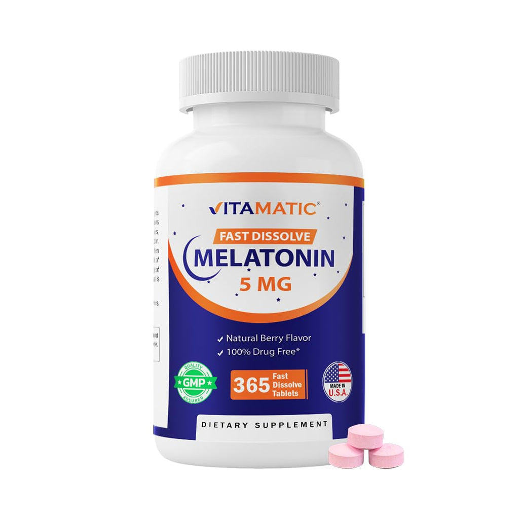 Vitamatic melatonin fast dissolve tablets