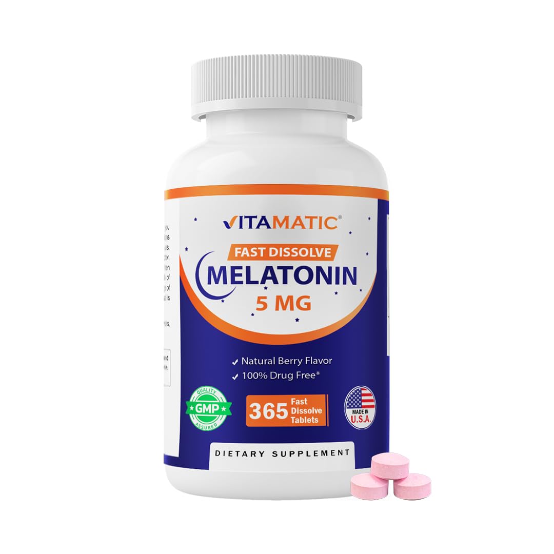 Vitamatic melatonin fast dissolve tablets