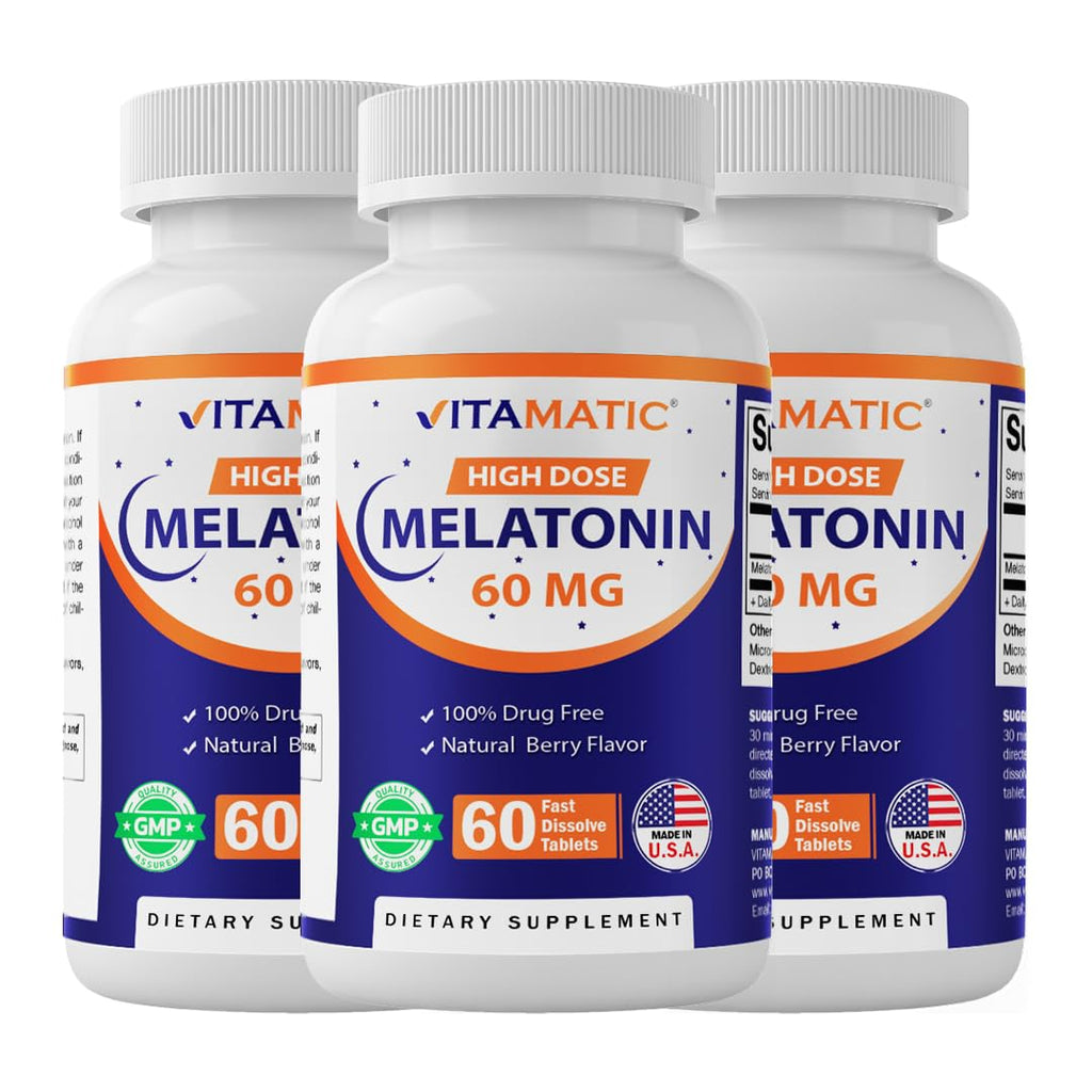 Vitamatic melatonin fast dissolve tablets