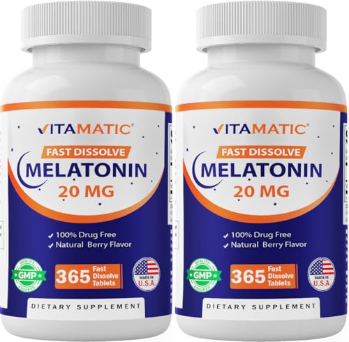 Vitamatic melatonin fast dissolve tablets