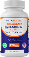 Vitamatic melatonin fast dissolve tabs