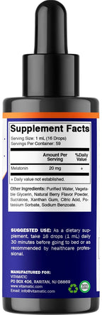 Vitamatic melatonin for joint support