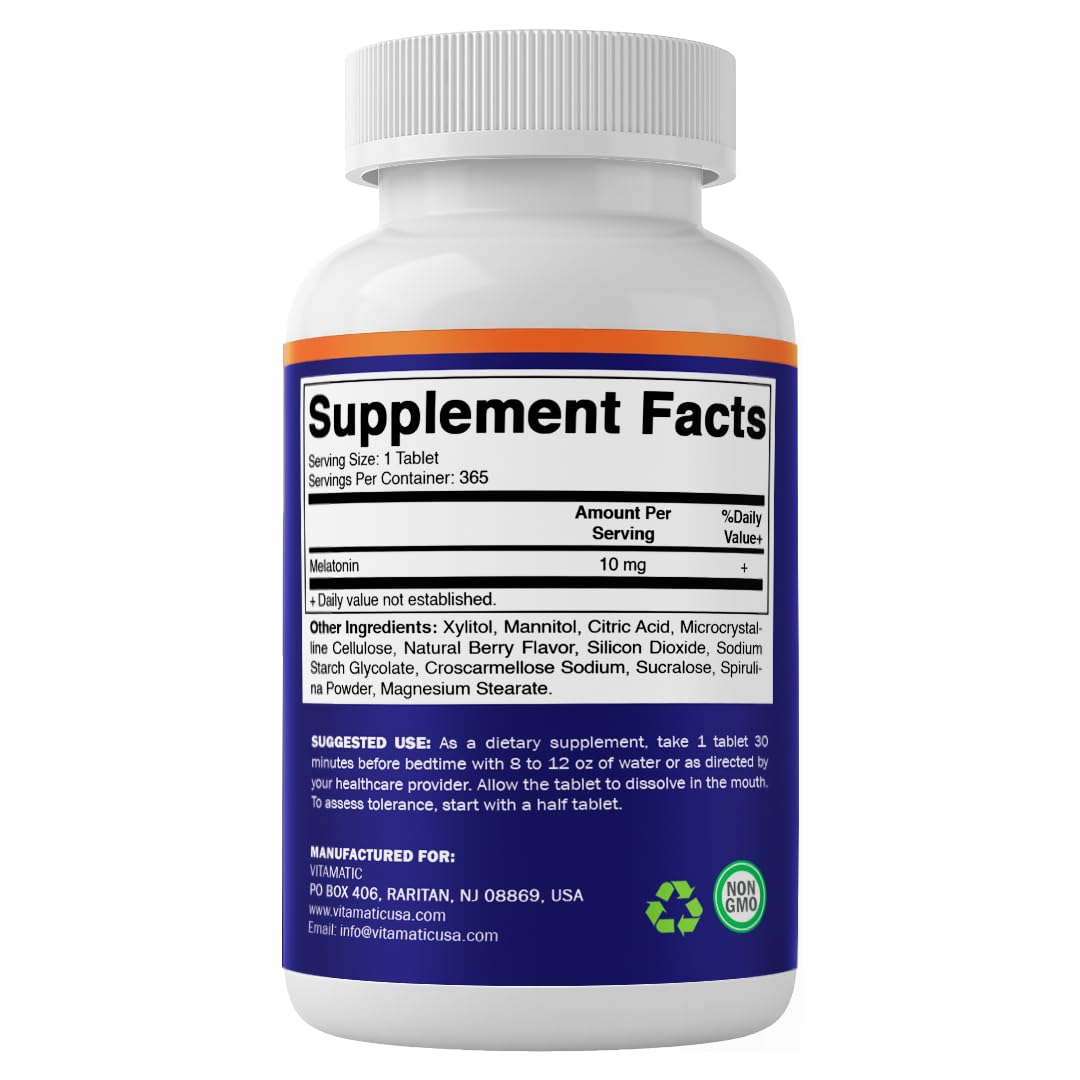 Vitamatic melatonin for relaxation