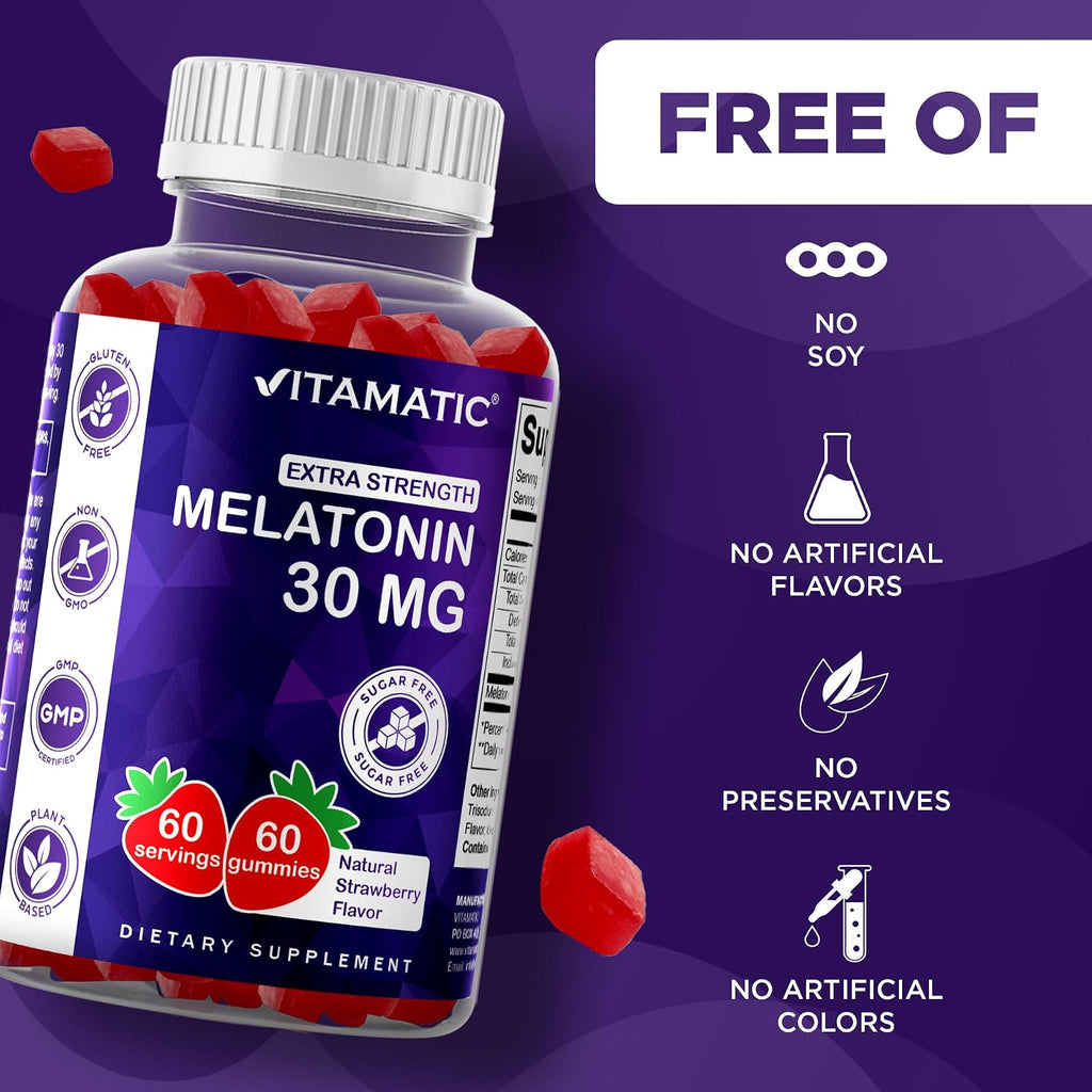 Vitamatic melatonin for restful nights