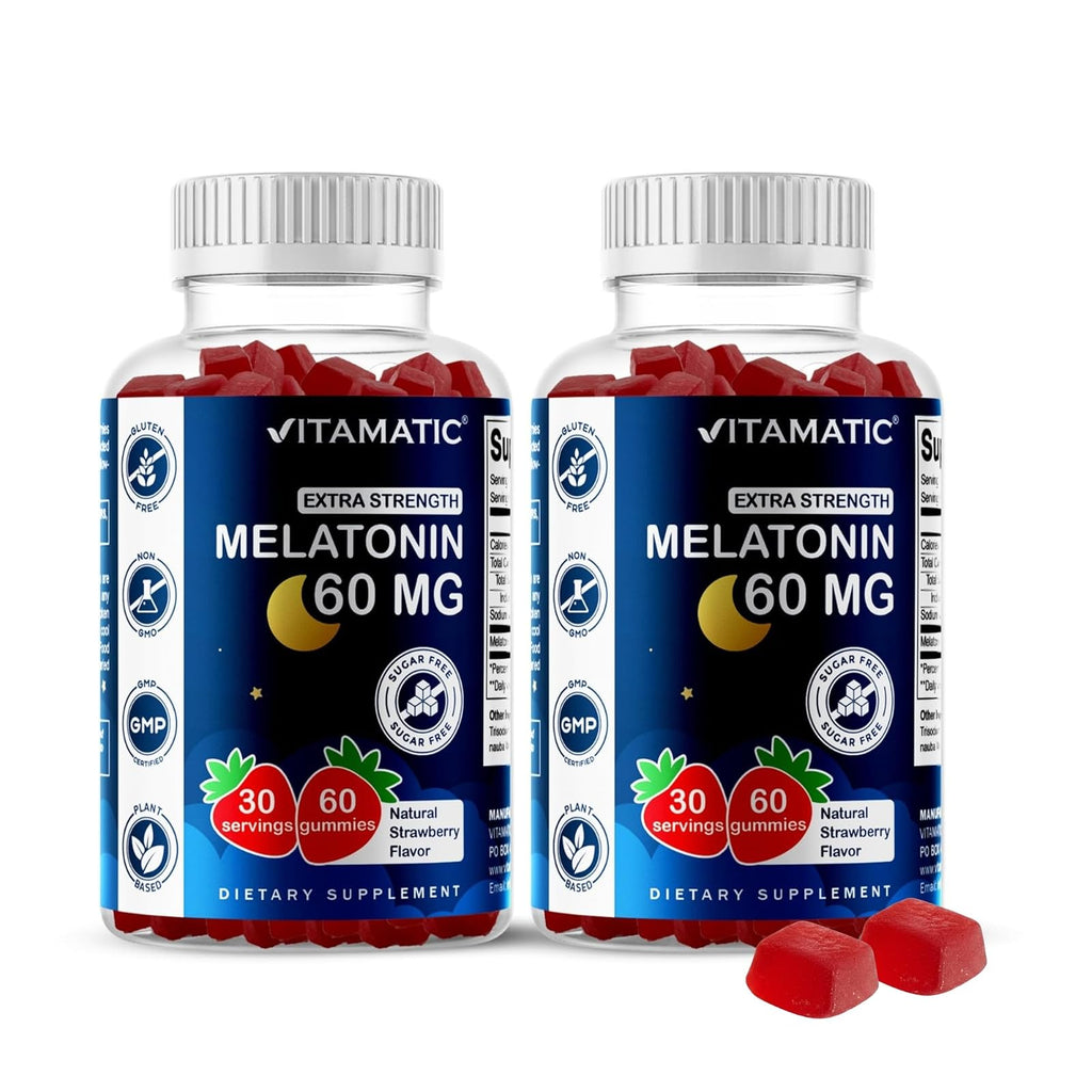 Vitamatic melatonin gummies for restful sleep