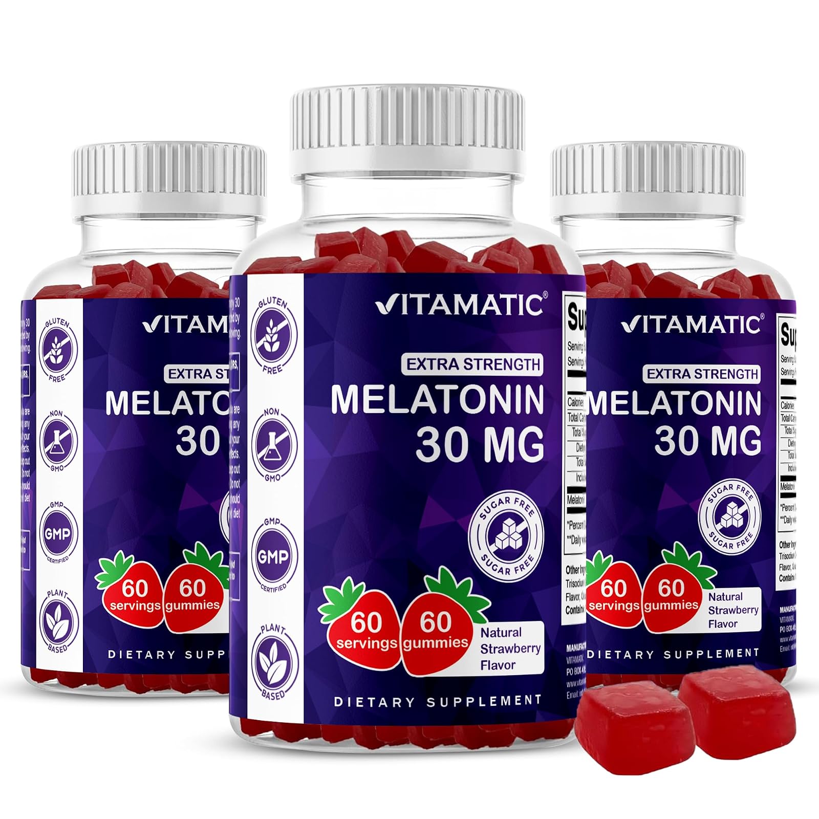 Vitamatic melatonin gummies for sleep