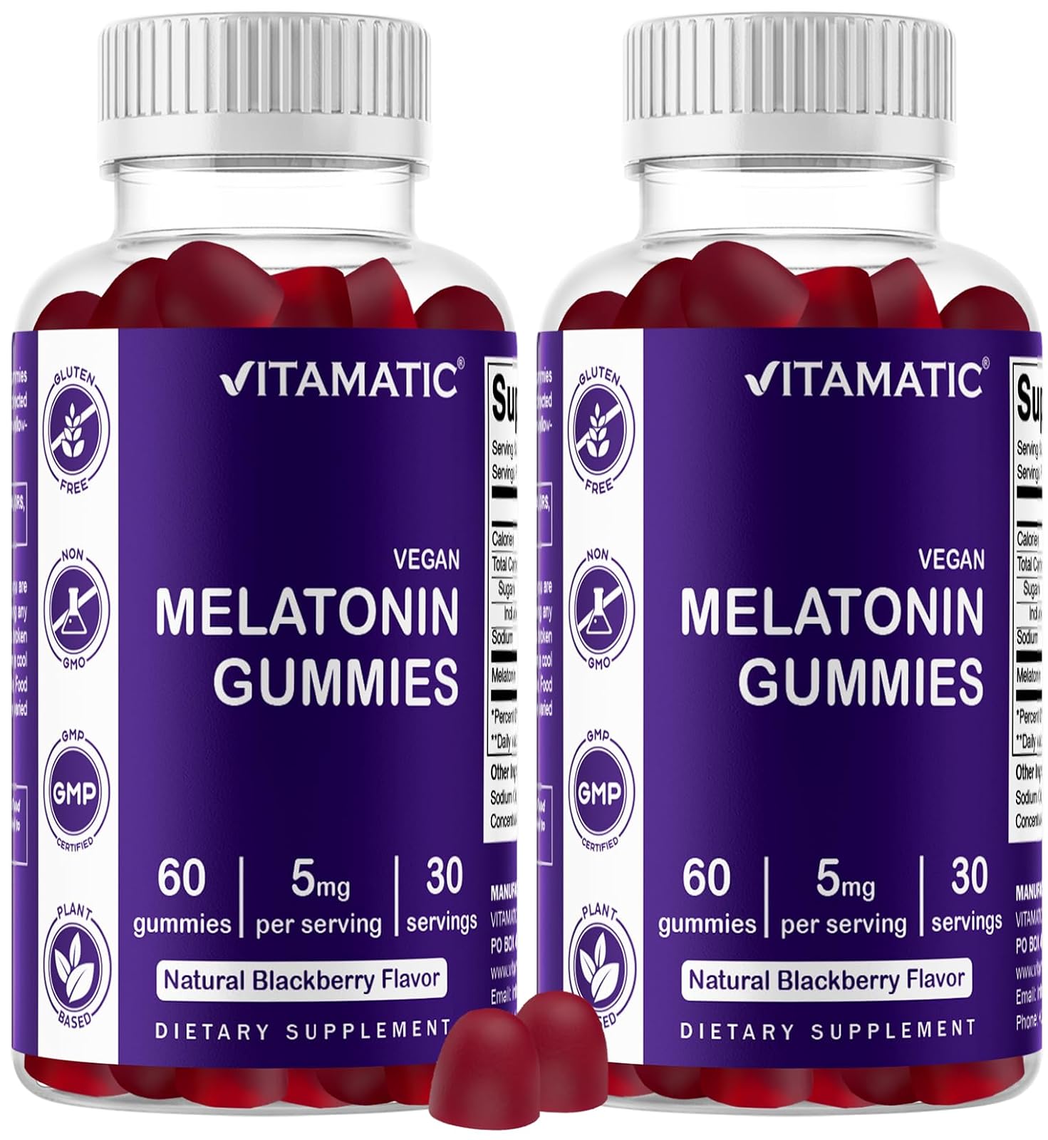 Vitamatic melatonin gummies for sleep
