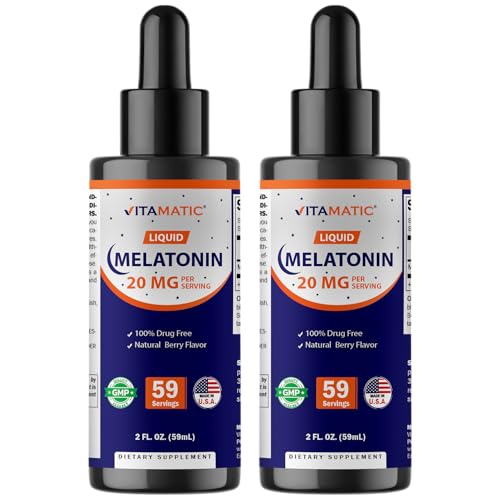 Vitamatic melatonin liquid for sleep