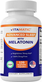 Vitamatic melatonin sleep support capsules