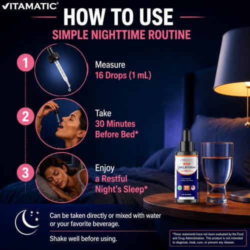 Vitamatic melatonin support for relaxation