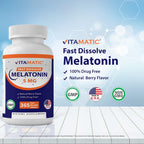 Vitamatic melatonin support for restful nights
