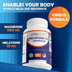 Vitamatic melatonin tablets for relaxation