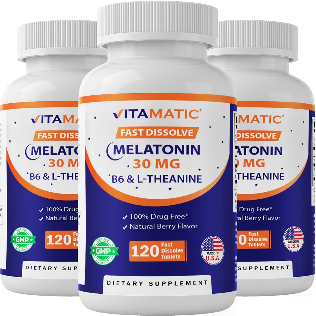 Vitamatic melatonin tablets for sleep