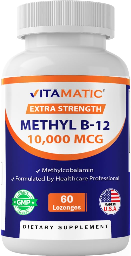 Vitamatic Methyl B-12 lozenges for energy