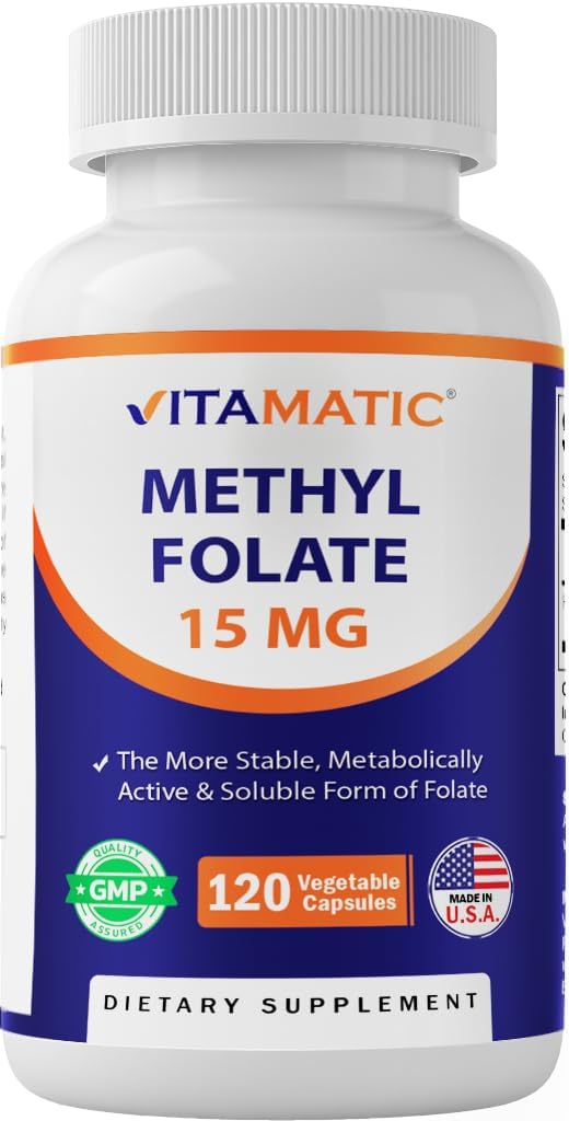 Vitamatic methyl folate vegetarian capsules