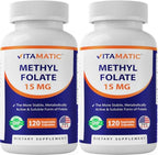 Vitamatic Methyl Folate vegetarian capsules