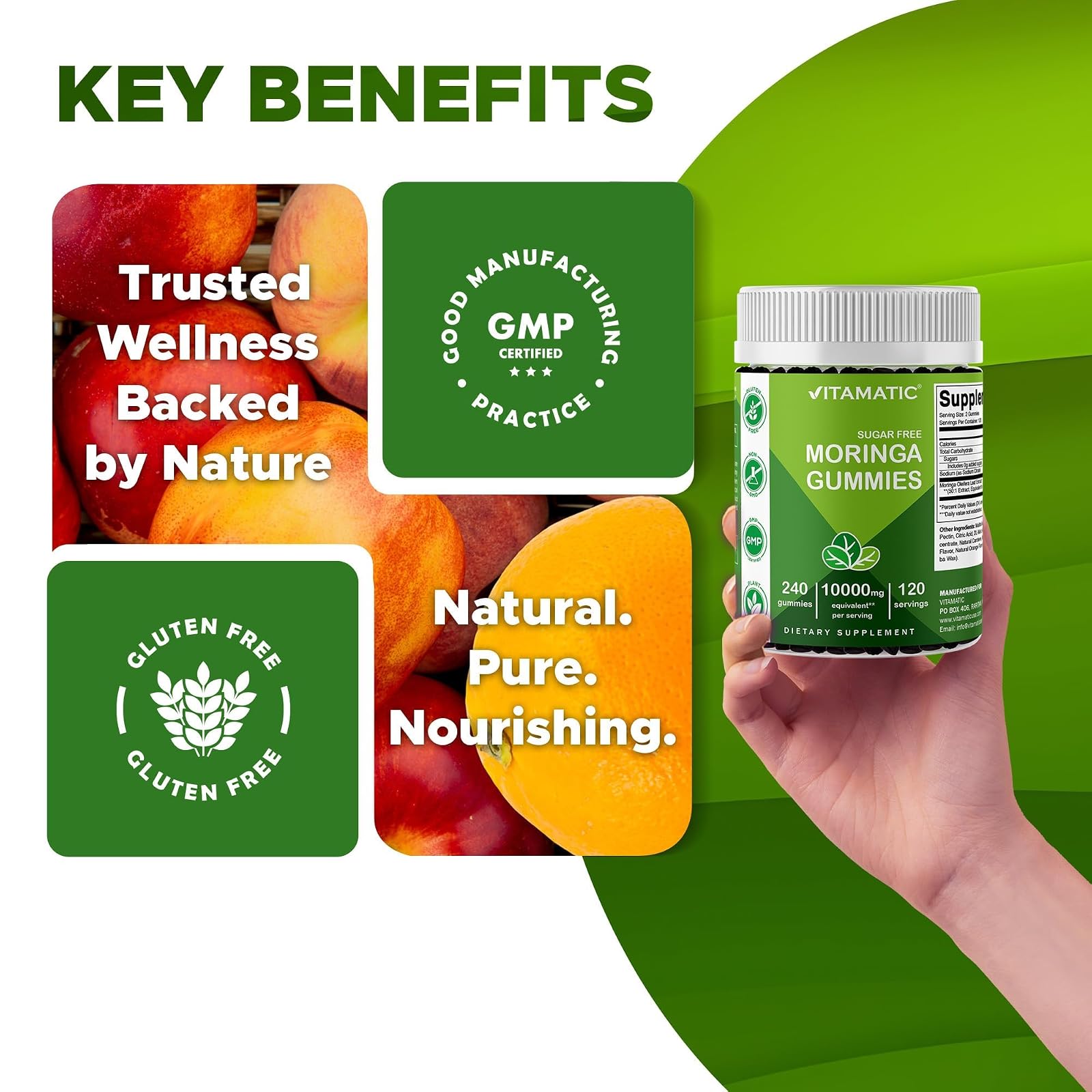 Vitamatic Moringa for immune support