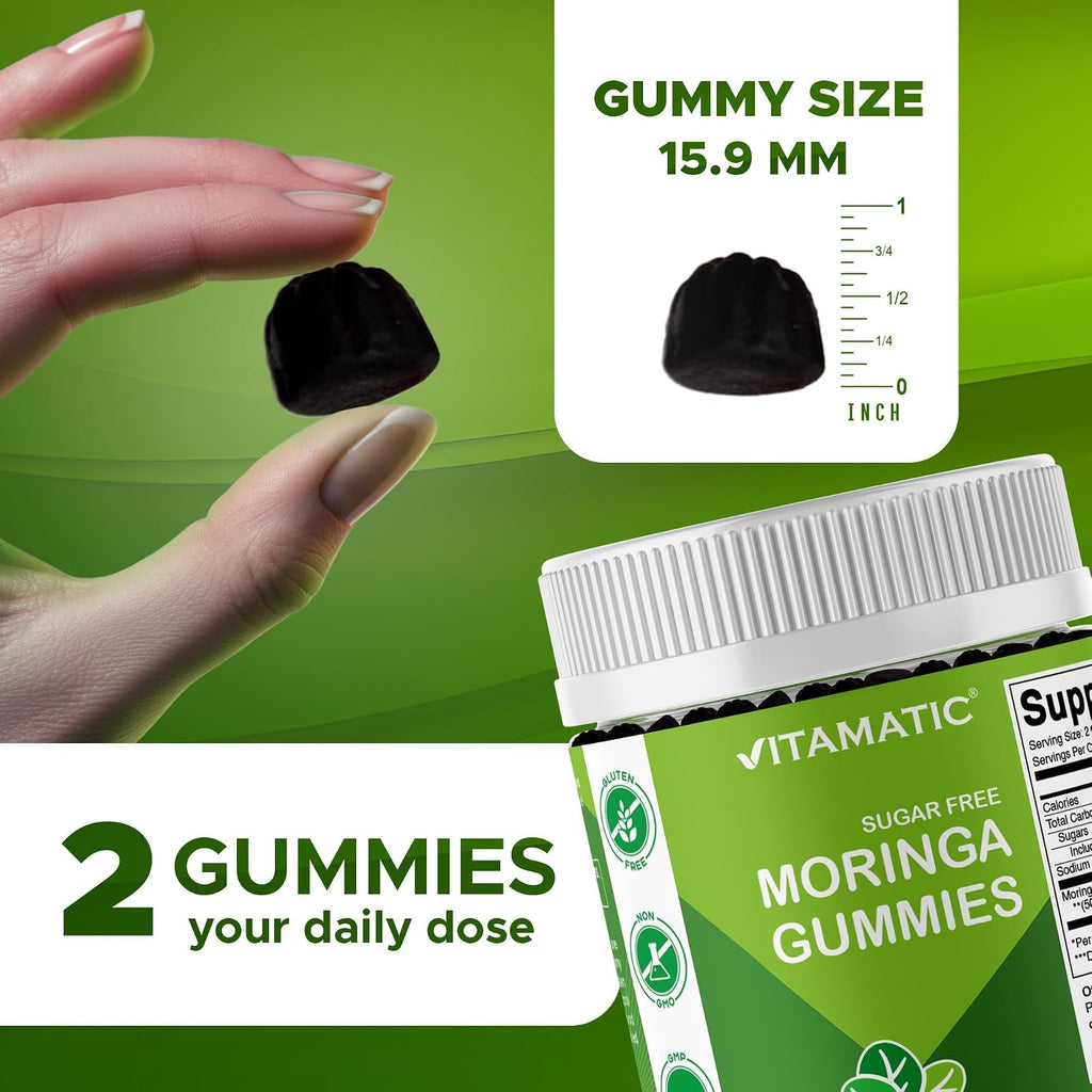 Vitamatic Moringa Gummies for wellness