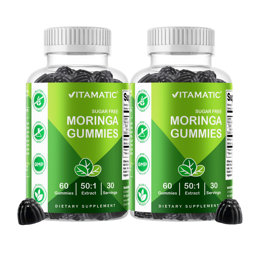 Vitamatic Moringa Leaf gummies for energy