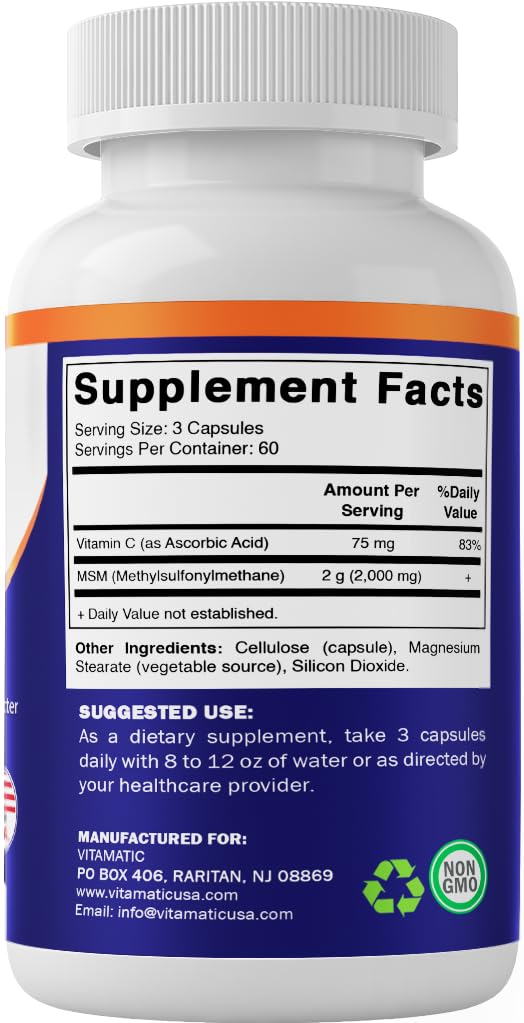 Vitamatic MSM with Vitamin C