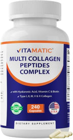 Vitamatic multi collagen peptides capsules