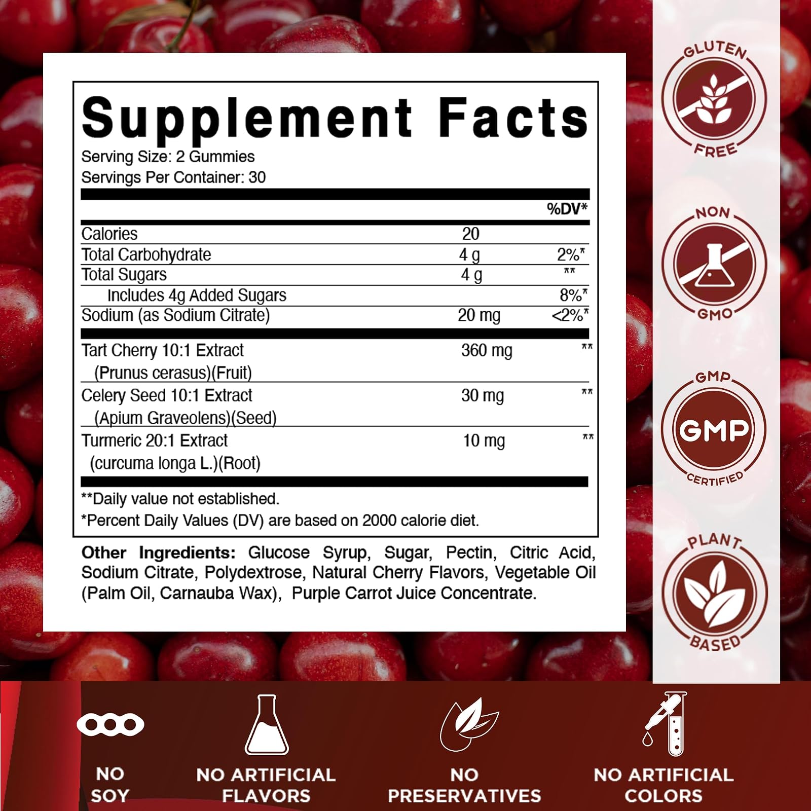 Vitamatic multivitamins with tart cherry extract