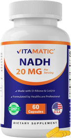 Vitamatic NADH energy support capsules