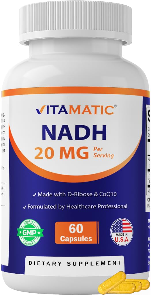 Vitamatic NADH energy support capsules