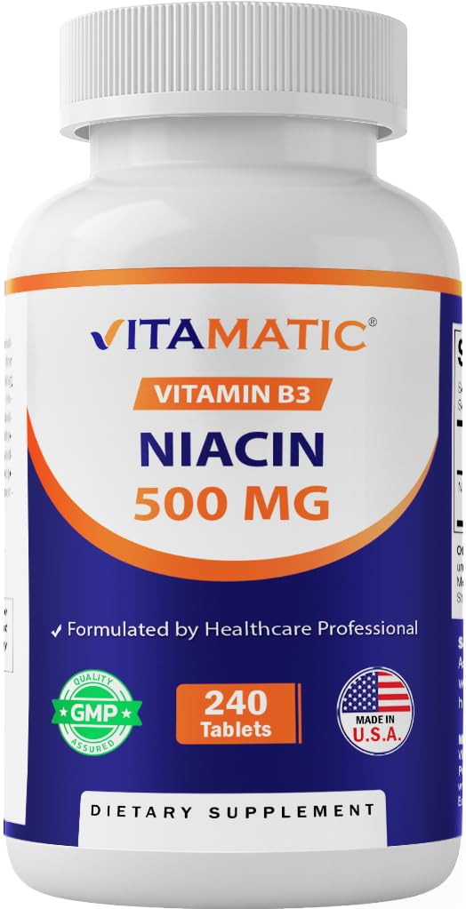 Vitamatic Niacin 500 mg tablets