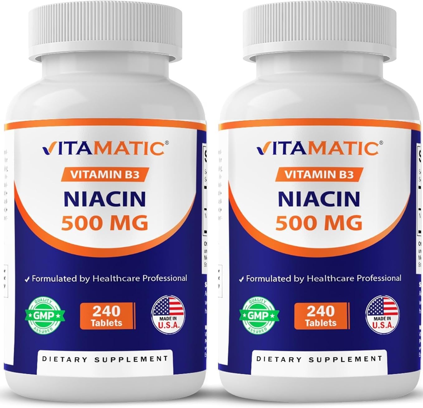 Vitamatic Niacin 500 mg tablets